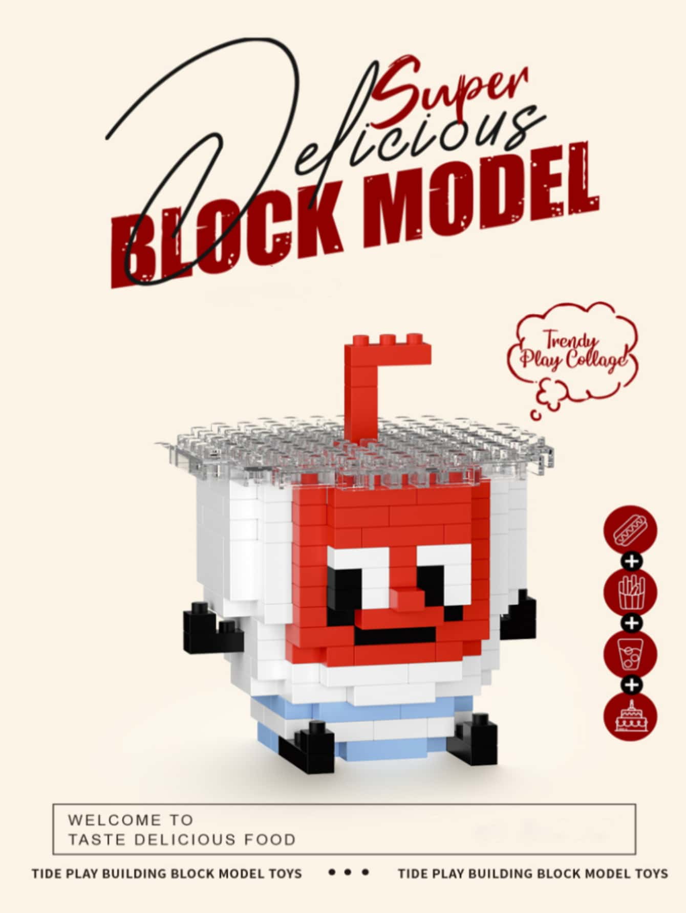 Building Blocks Creative Toy - Frosty Little Cola | SHEIN USA