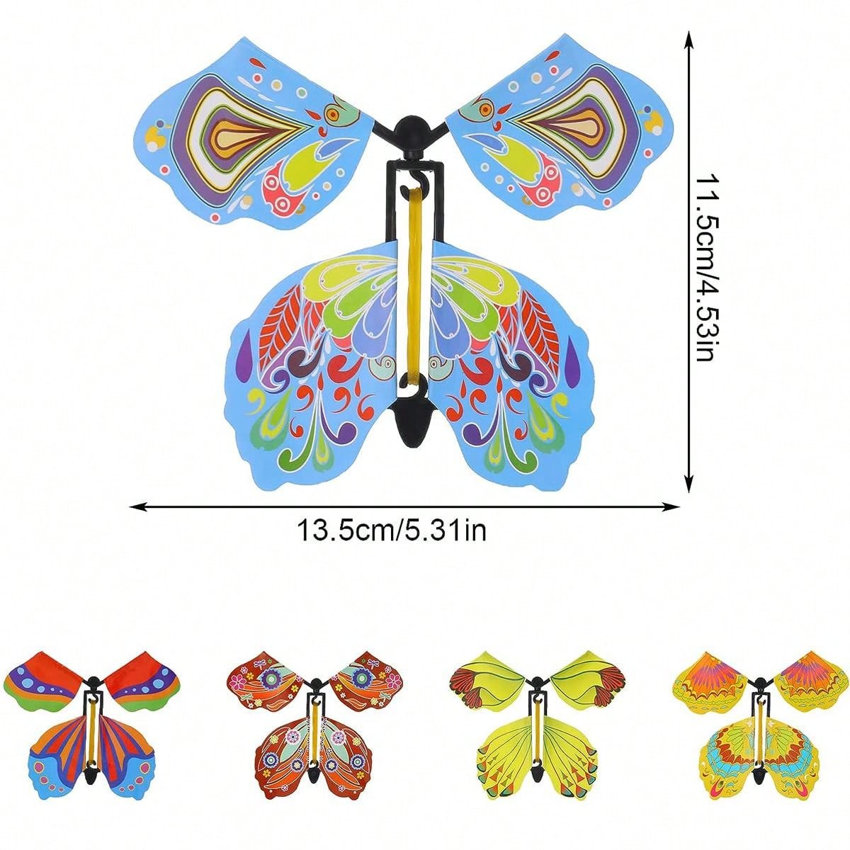 20 PCS Flying Butterfly Toy, Magic Wind Up Flying Butterfly Surprise ...