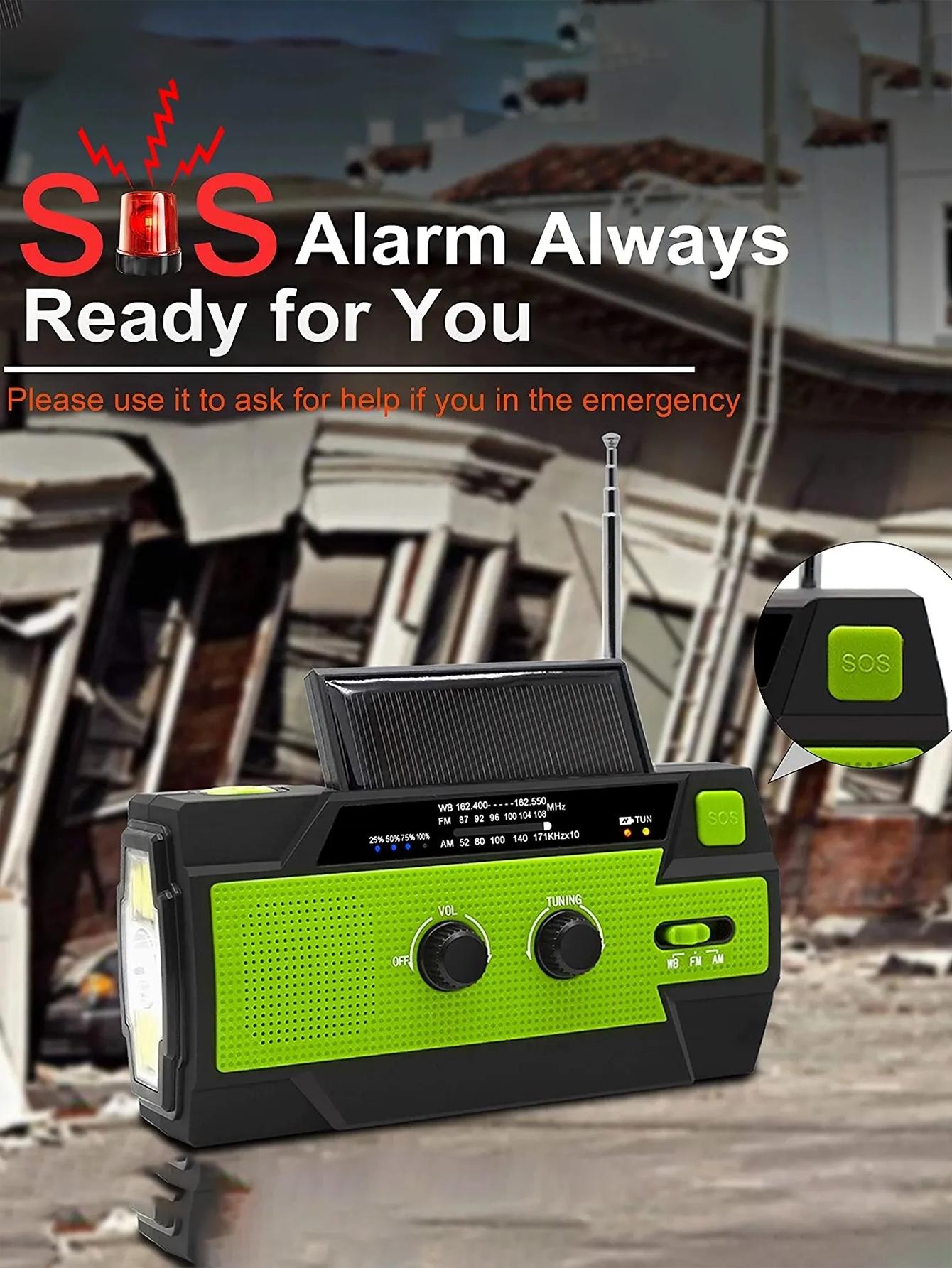 1 Portable Multi-Function Emergency Radio Flashlight Three Modes ...