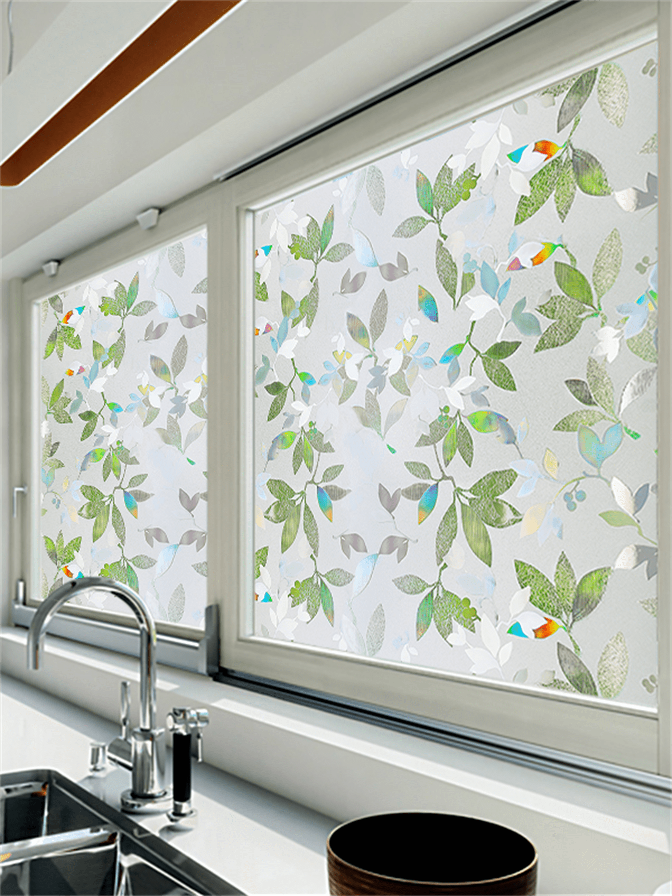 Window Privacy Film Static Window Clings Vinyl 3D Window Decals Window ...