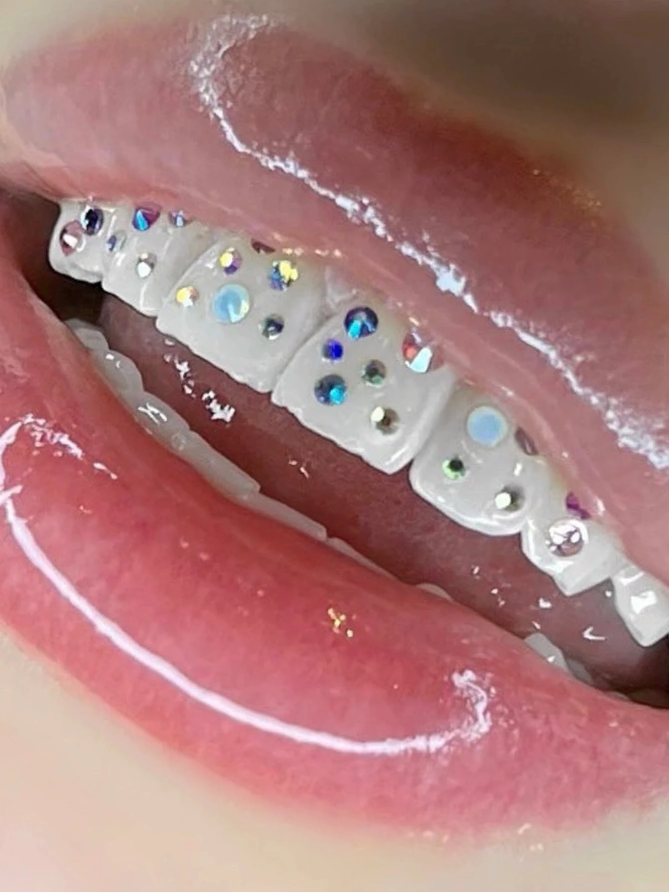1box Ab Multicolor Dental Rhinestone Teeth Decoration | SHEIN USA