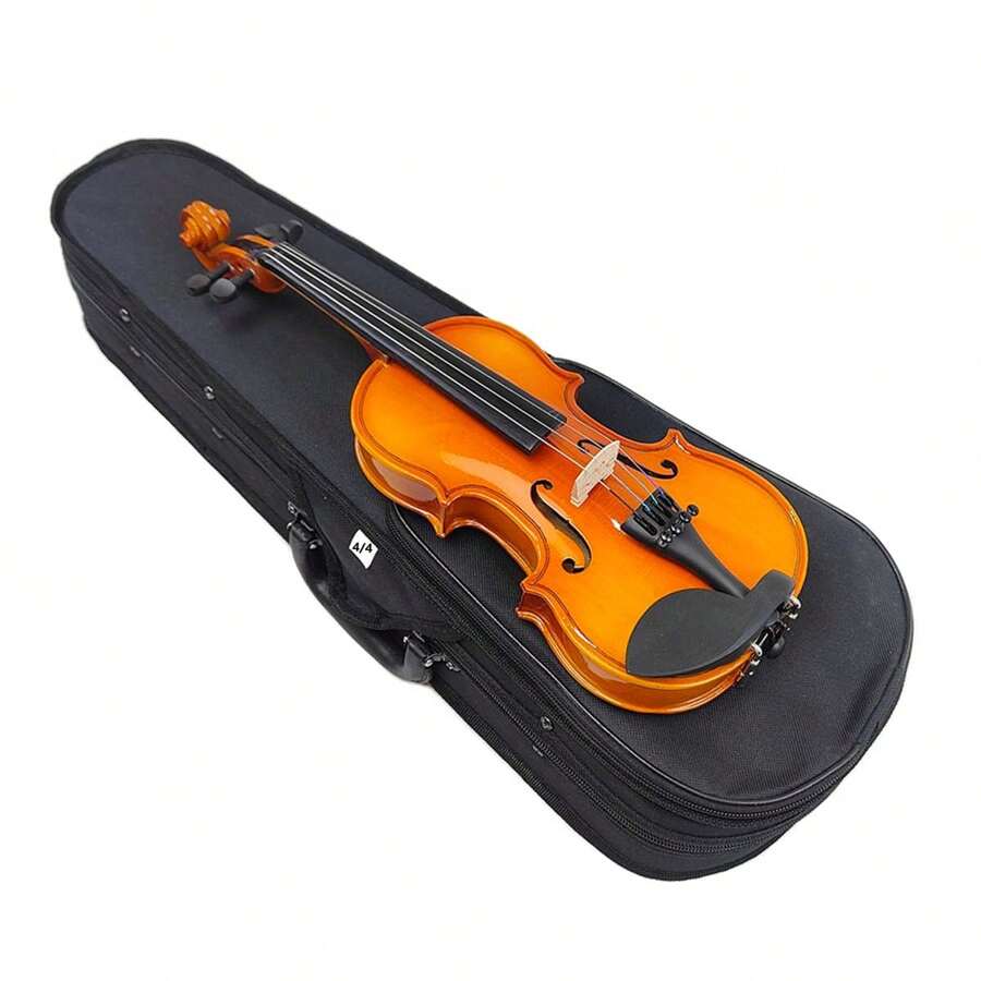 4/4 Size Violin Beginner Pack In Natural Wood Color | SHEIN USA