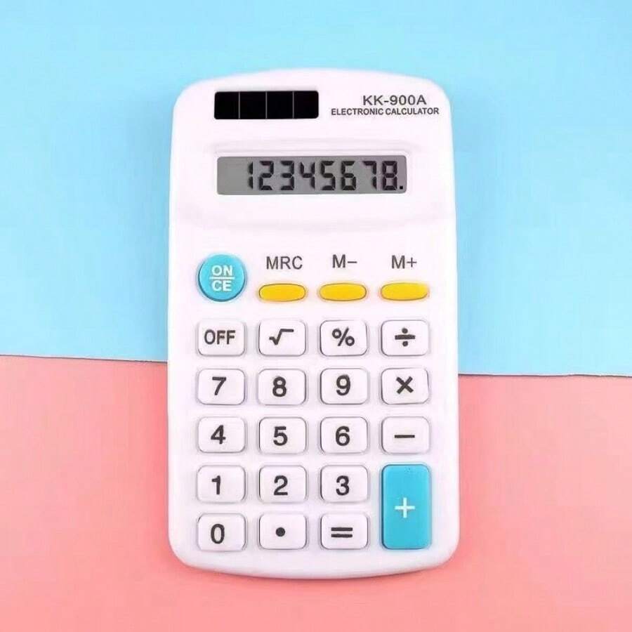 Mini White Portable Practical Calculator | SHEIN USA