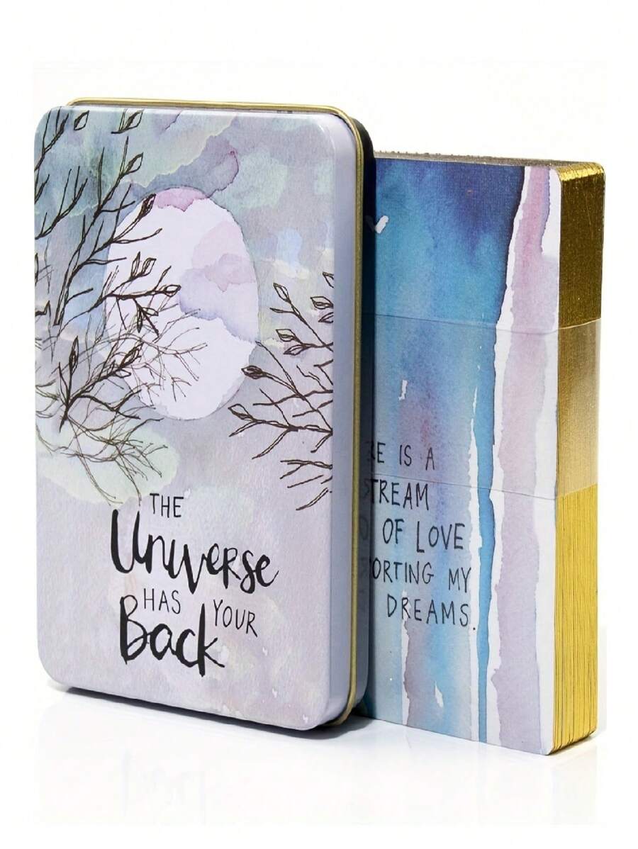The Universe Has Your Back Cards In Tin Box Gilded Edge Tarot Deck For ...