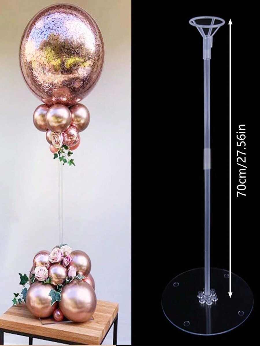 1pc 70cm Single Head Balloon Accessory, Ball Shaped Base Table Display ...