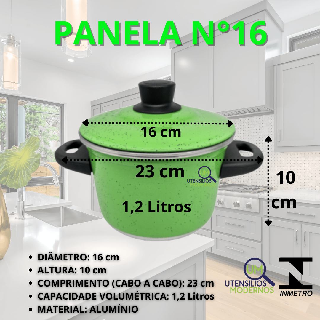 Jogo de Panelas de Alumínio 5 Peças Colorido + Fervedor + Mini ...