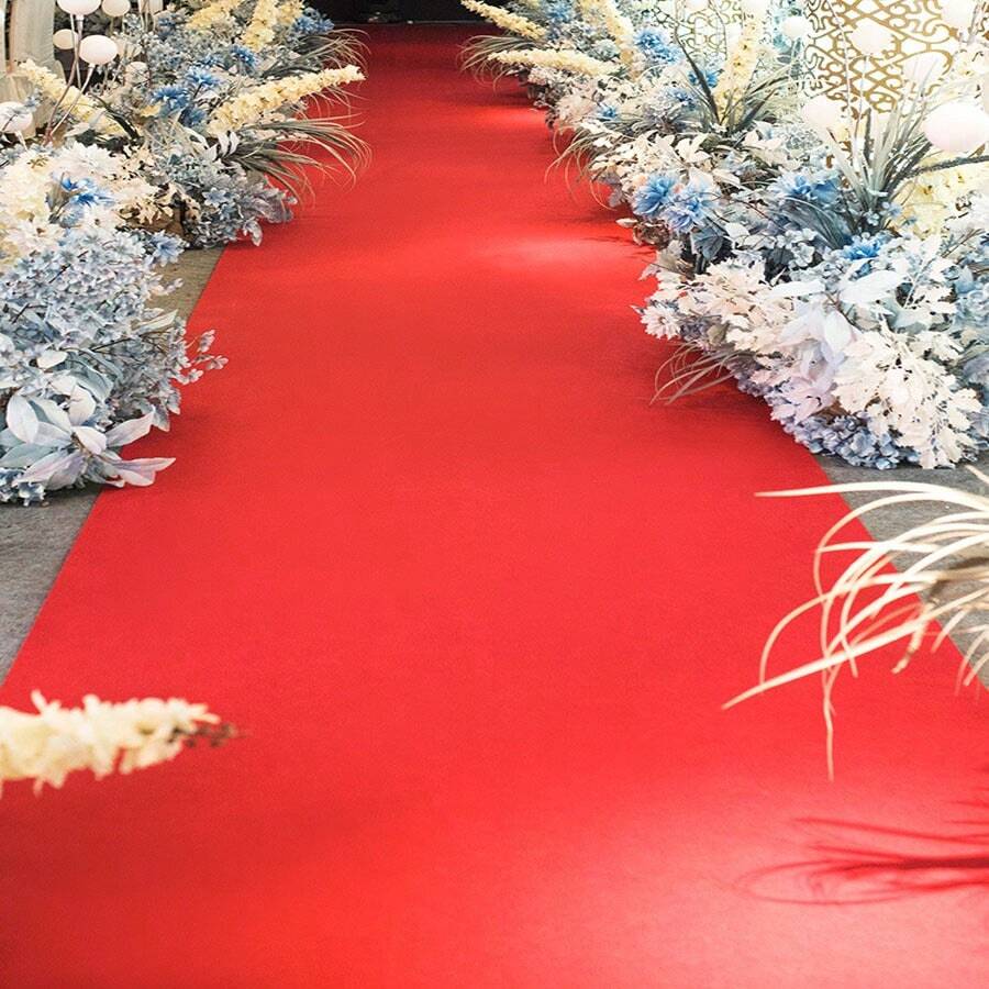 Disposable Red Carpet For Party Events, Wedding, Grand Opening ...