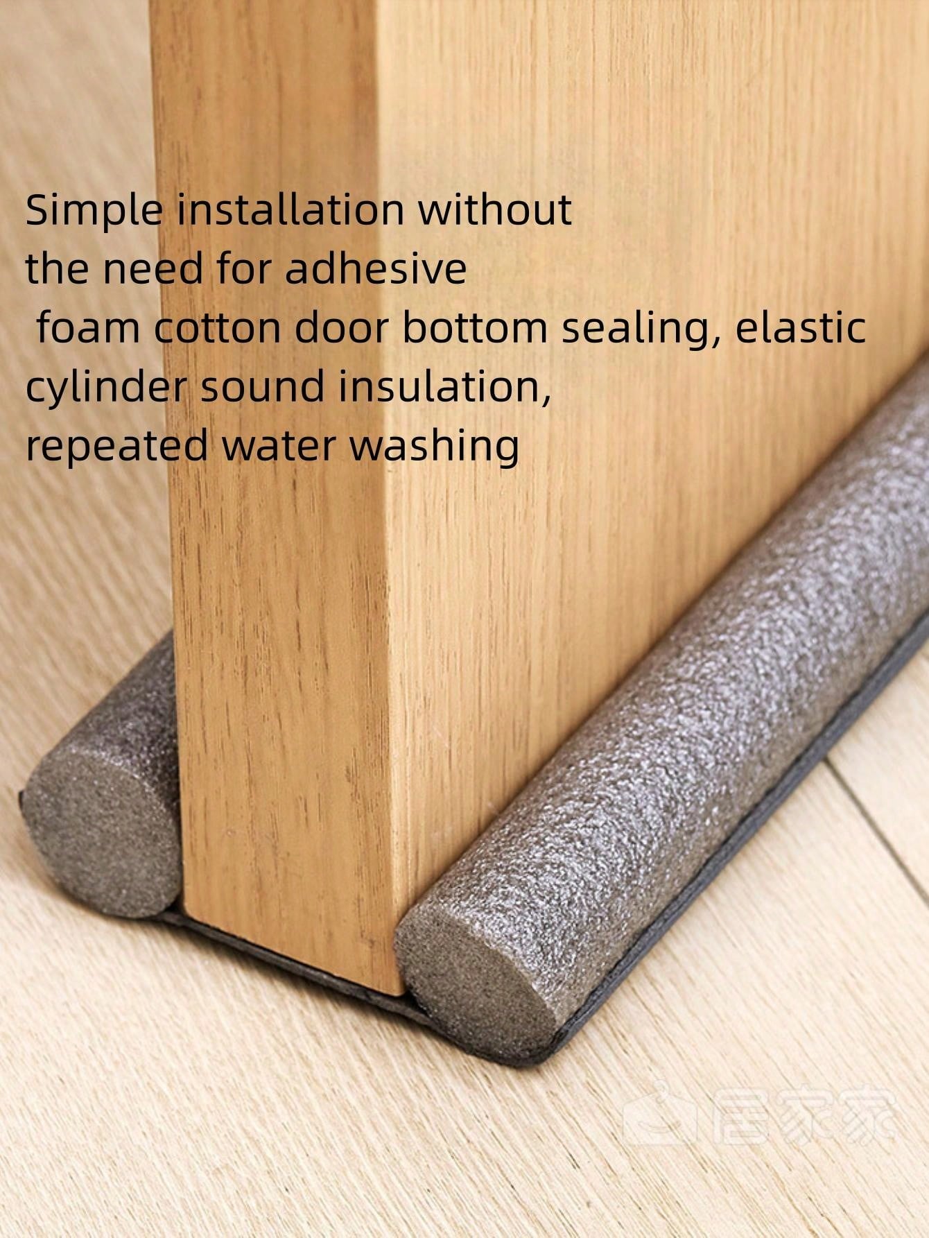 1pc Door Bottom Sealing Strip Soundproof Weather Stripping Foam Tape ...