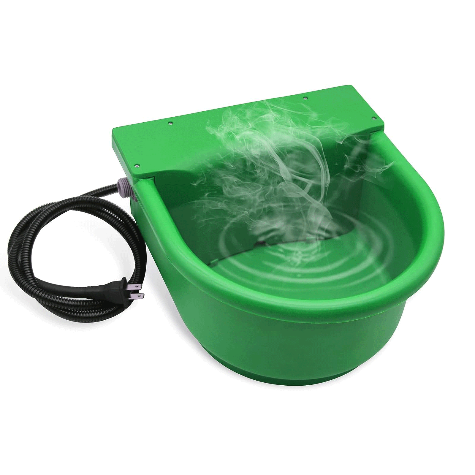 Automatic Heated Horse Waterer Bowl, 4L Large Capacity Farm Heated ...