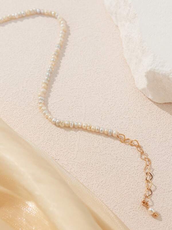 Simple And Trendy Small Bead Chain That Can Be Layered With Other ...