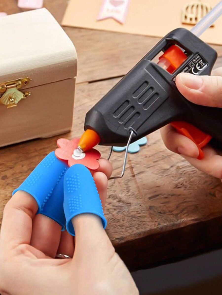 3pcs/6pcs Silicone Finger Protectors, 4 Colors Finger Guard Sleeves, 3 ...