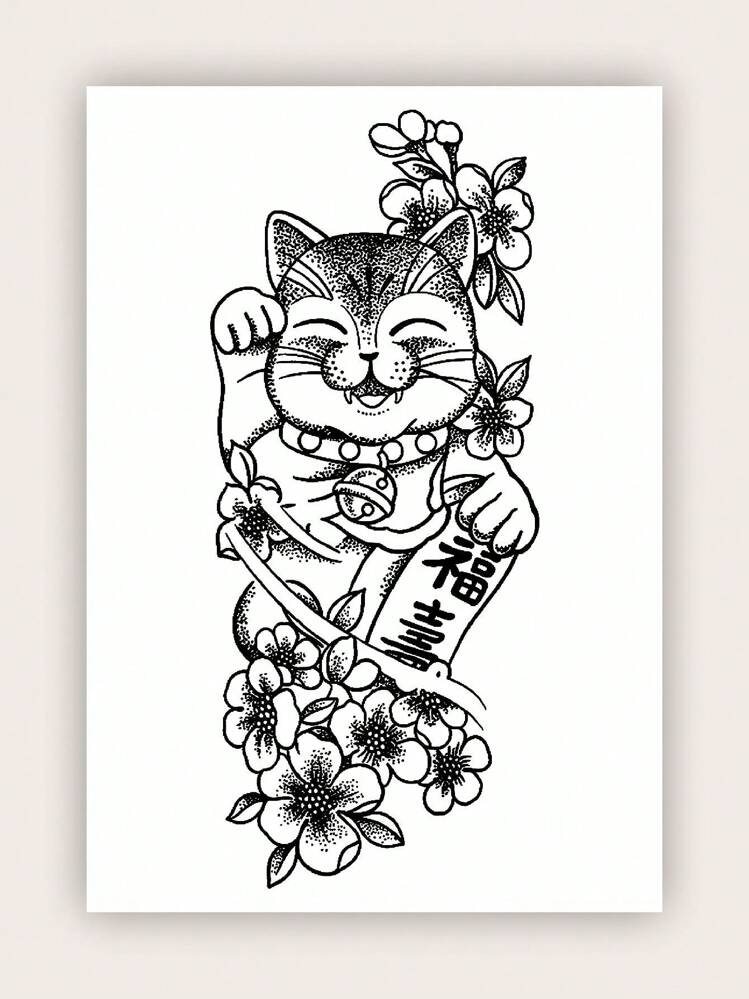 Maneki Neko Tattoo