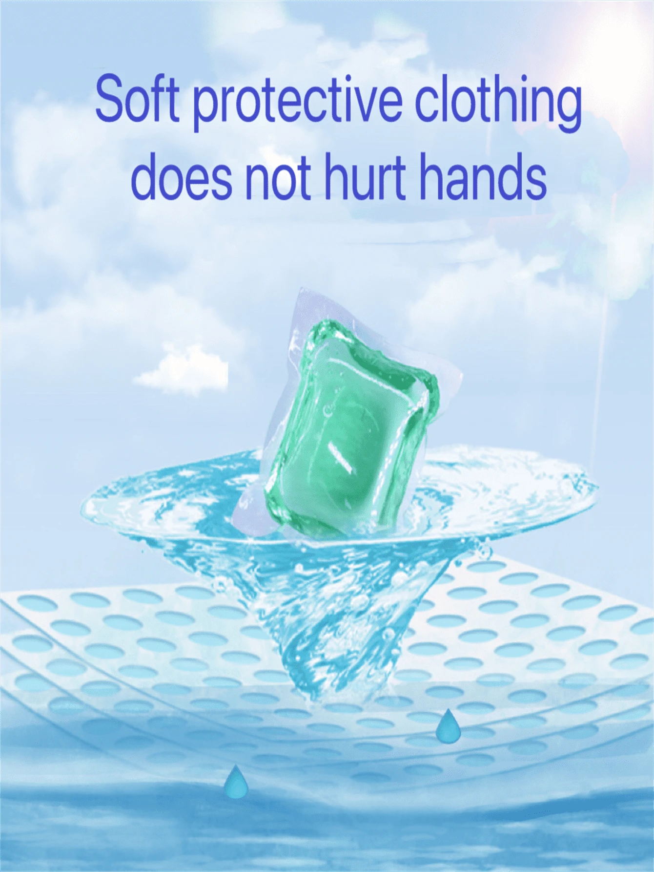 100pcs/set 3-in-1 Concentrated Laundry Detergent Beads, Liquid ...