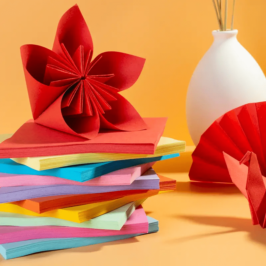 Creative Origami Paper Set, Including Square And Rectangular Papers ...