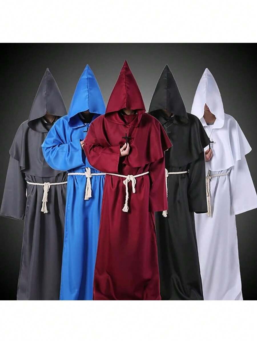 Adult Party Cosplay Costume for Women Men Ruler Cosplay Cloak Medieval ...