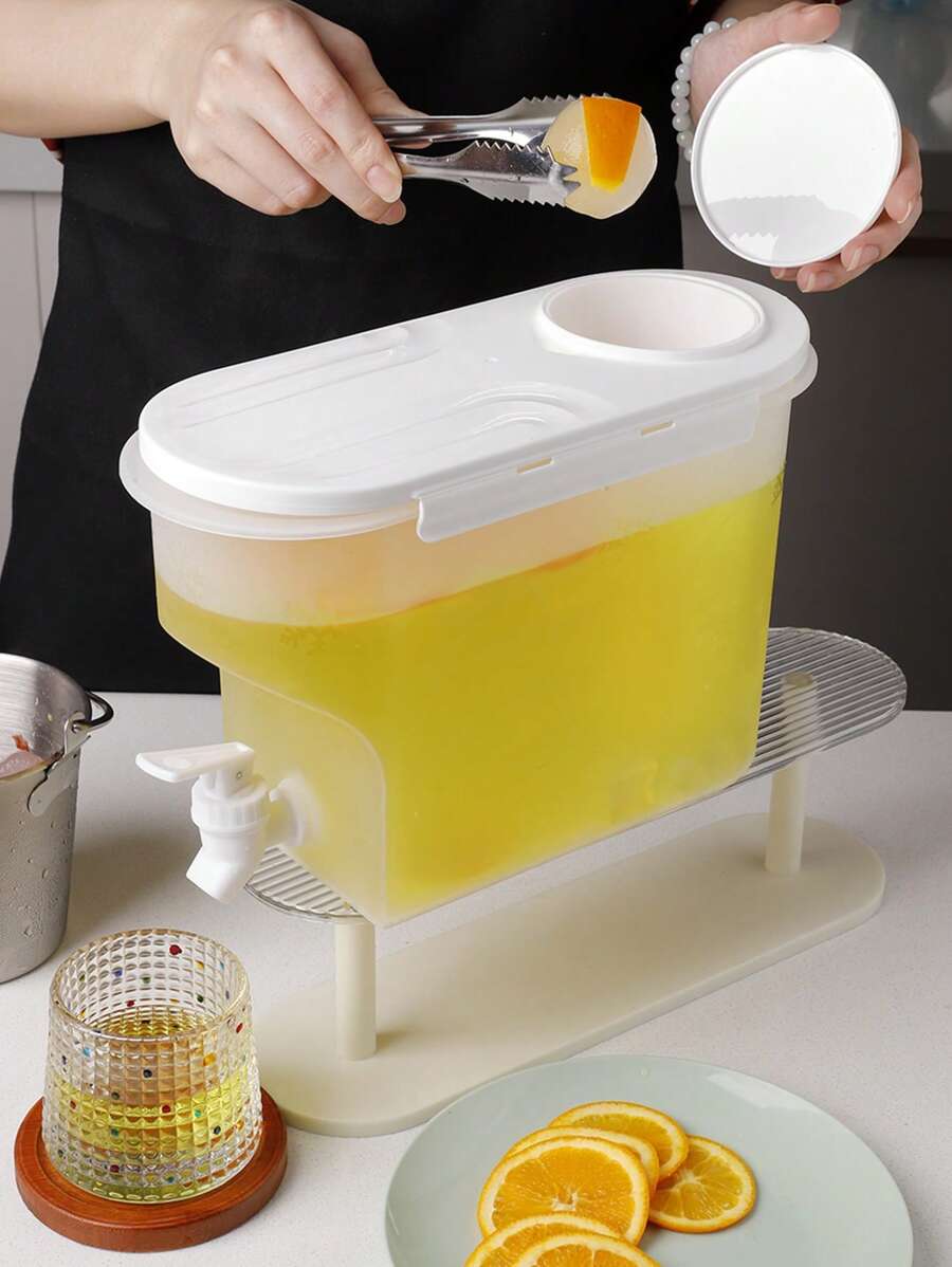 3.5l Covered Juice Container & 3.5l Water Dispenser With Tap For Fridge ...