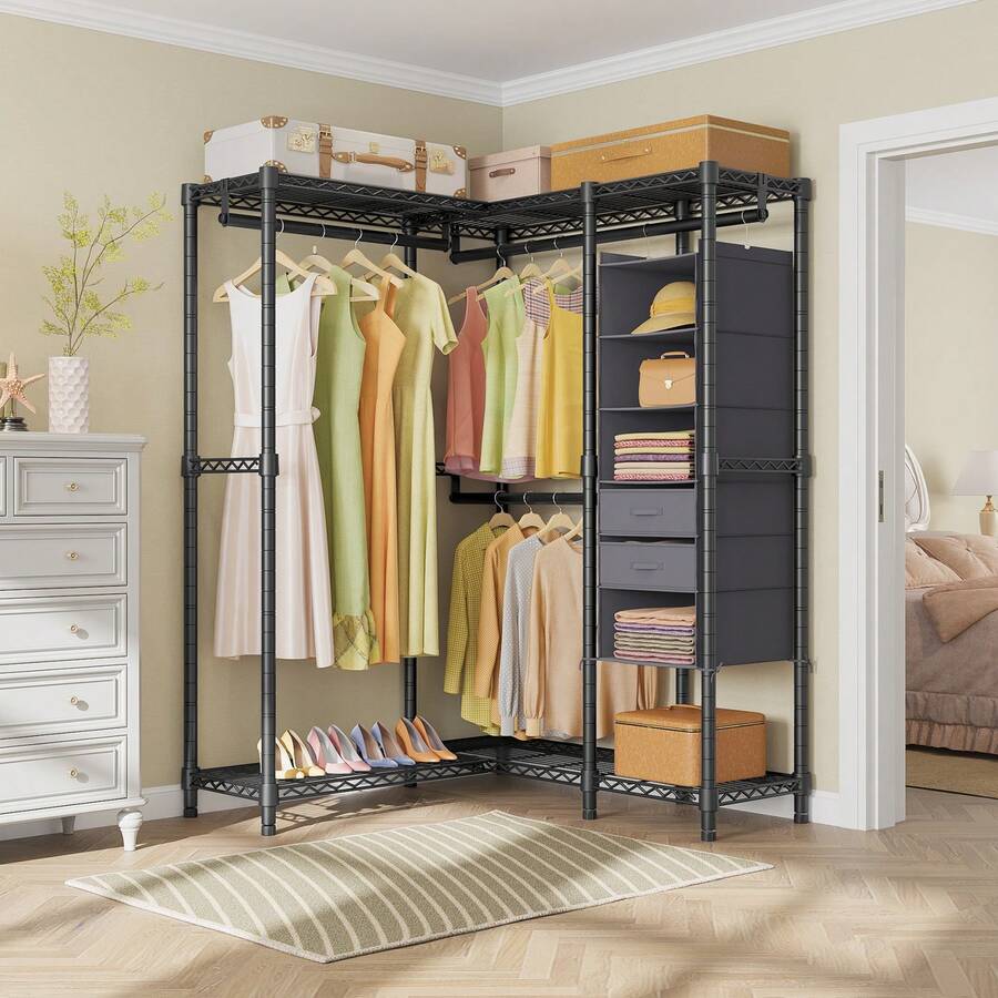 VIPEK V6E Heavy Duty Clothes Rack for Hanging Clothes Large Garment ...