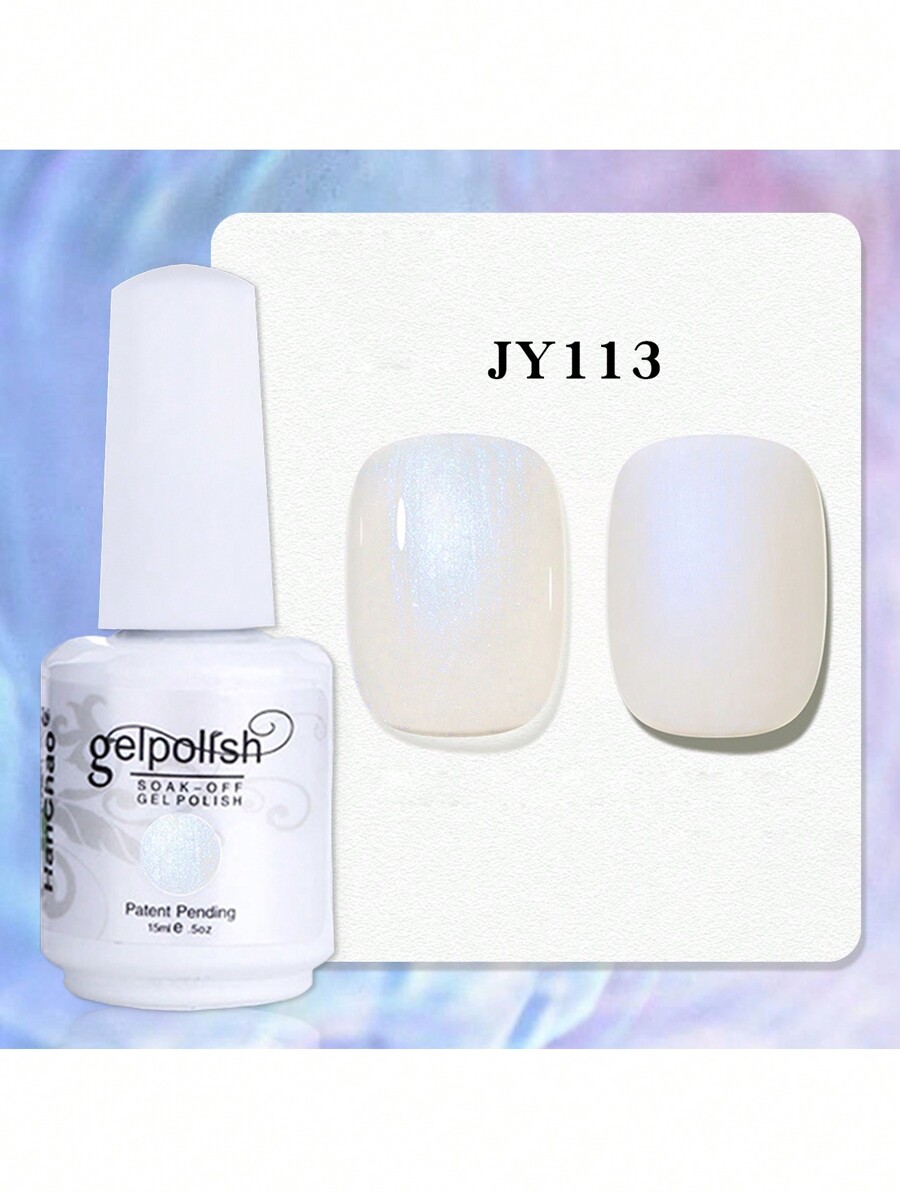1Pc 15Ml Pearl Gel Nail Polish, Pearlescent Shell Glitter Shimmer ...