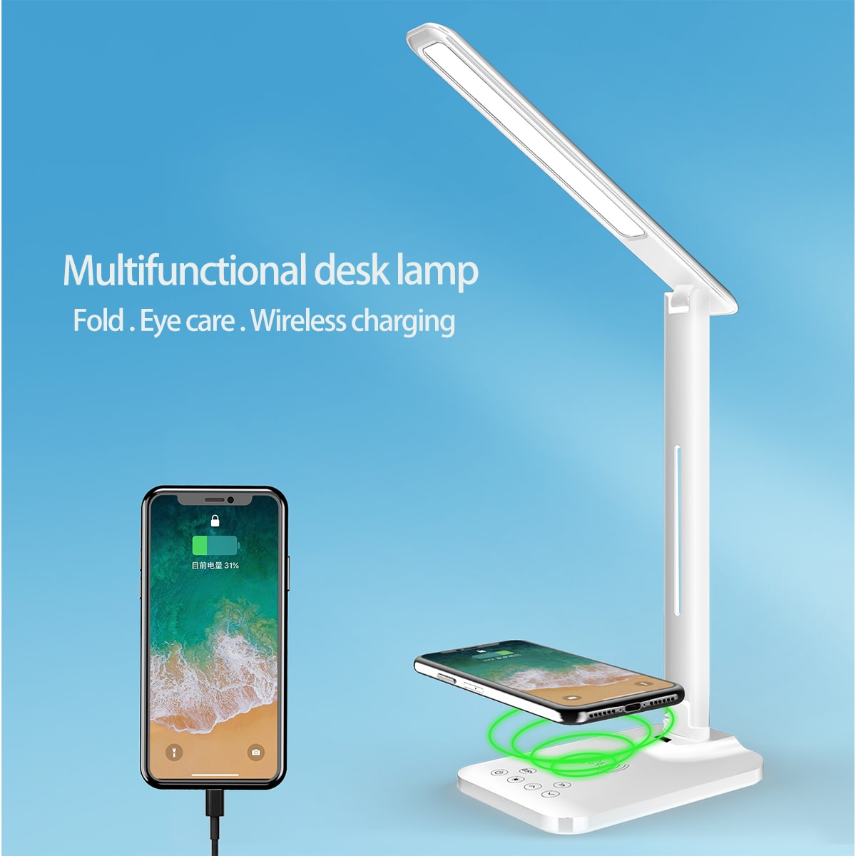 Hp-d10 Multifunctional Desk Lamp Led Folding Eye Protection Desk Lamp ...