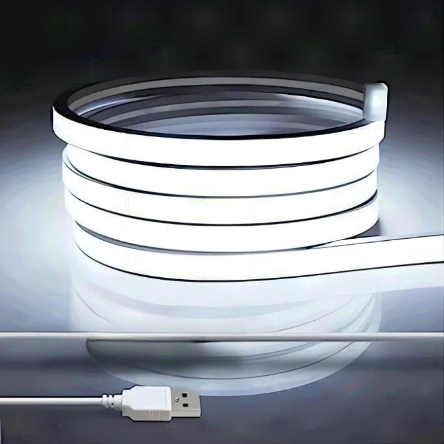 1 pc. 5V USB LED neon light with 4.9 foot neon cord light, indoor and ...