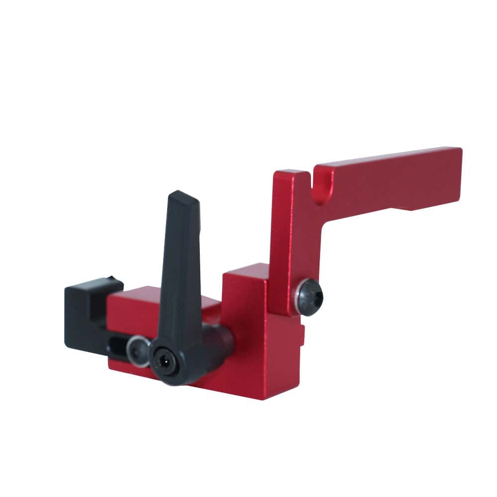 One Piece Red Woodworking T-track Stop T-Slot Limiter Aluminium Miter ...