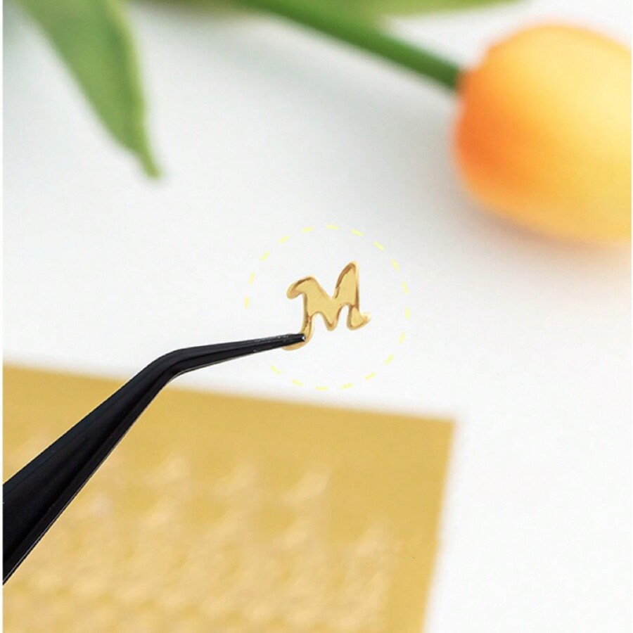 2sheets Hot-Stamped Uppercase And Lowercase English Alphabet Stickers ...