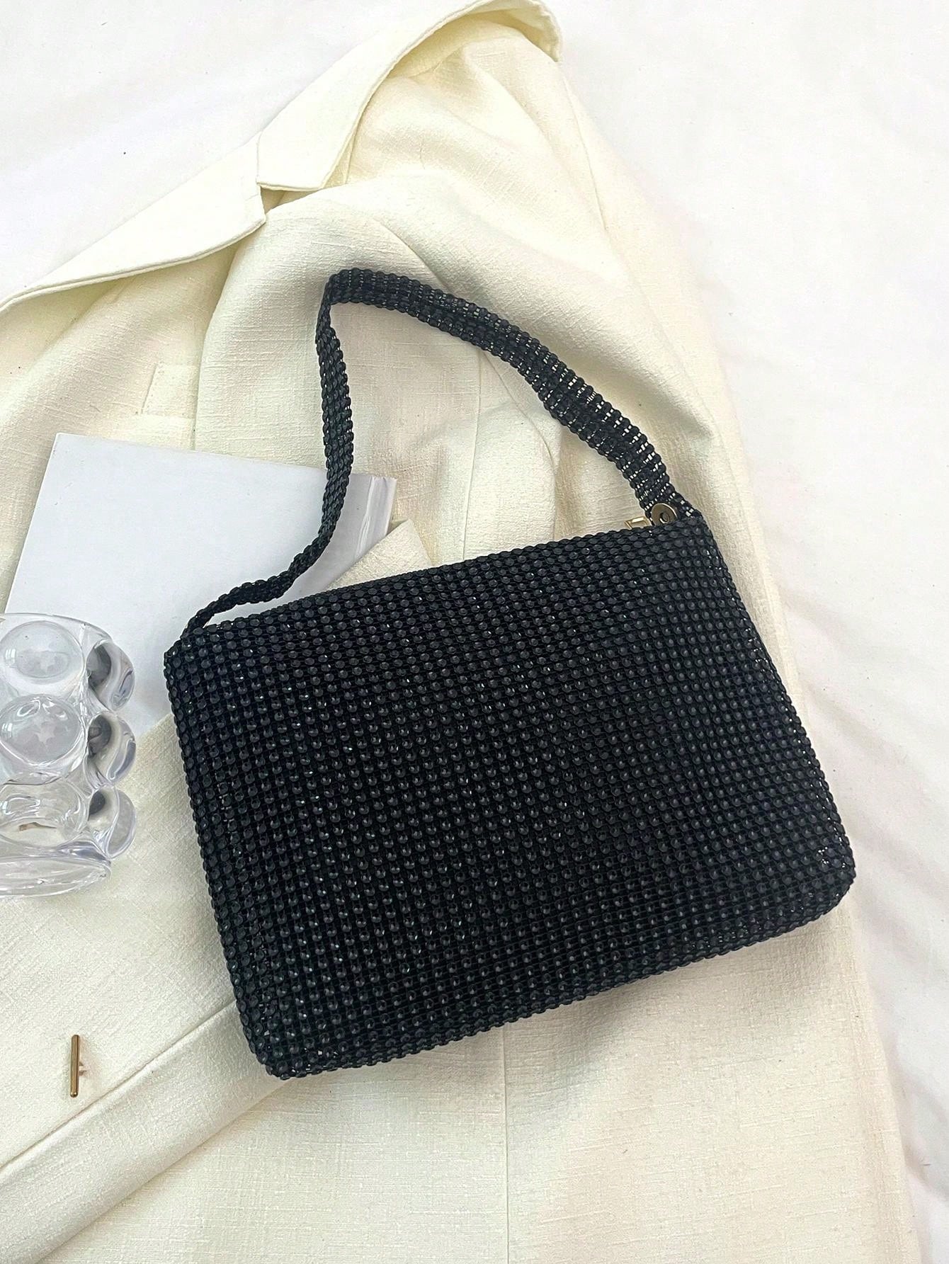 Fashionable Rhinestone Decor Clutch Purse For Evening Party for Sale ...