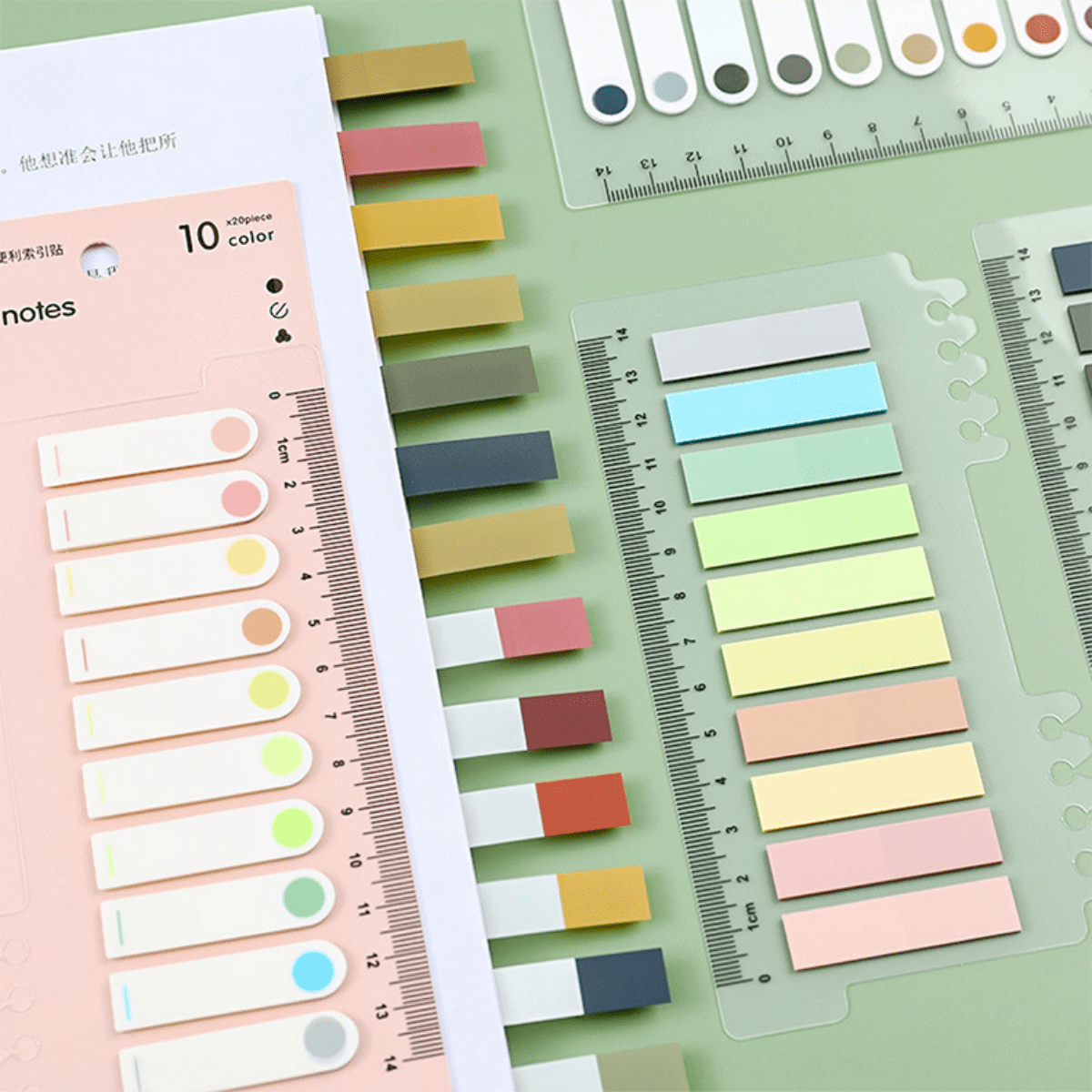 Grass & Dots Sticky Notes Index Tabs Labels | SHEIN USA