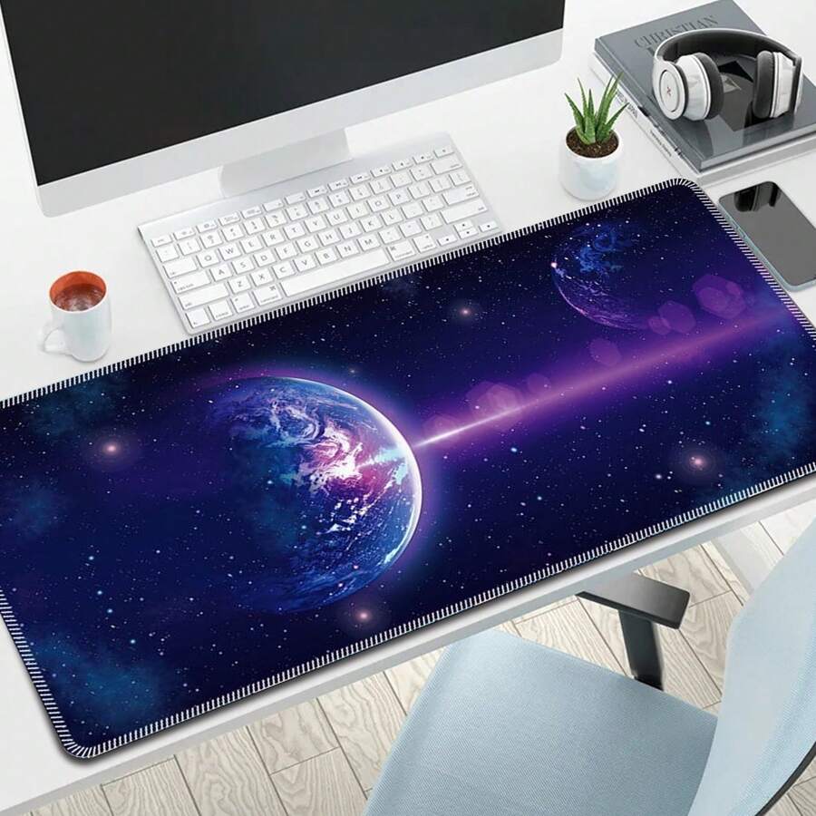 Large & Thick Mouse Pad With Anti-slip Rubber Edge For Office, Computer ...