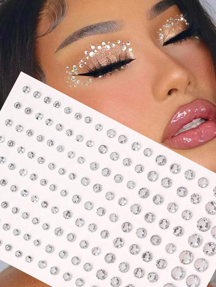 Rhinestone Eye Makeup