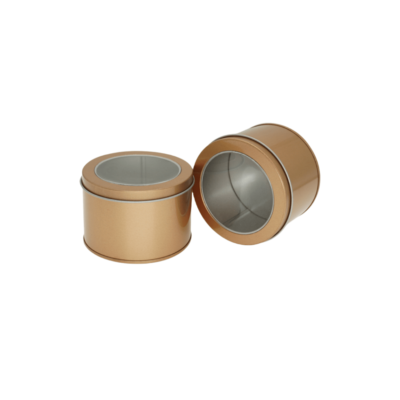 Metal Can With Window, Ideal For Storing Cakes, Biscuits, Cookies, Tea ...