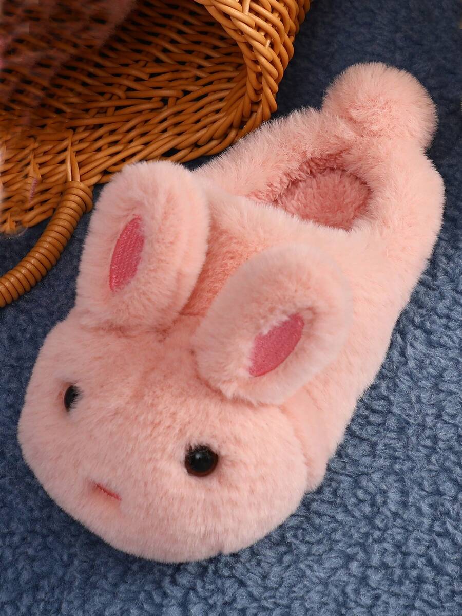 Women's Cute Cartoon Rabbit Slippers For Indoor Home Use, Winter ...