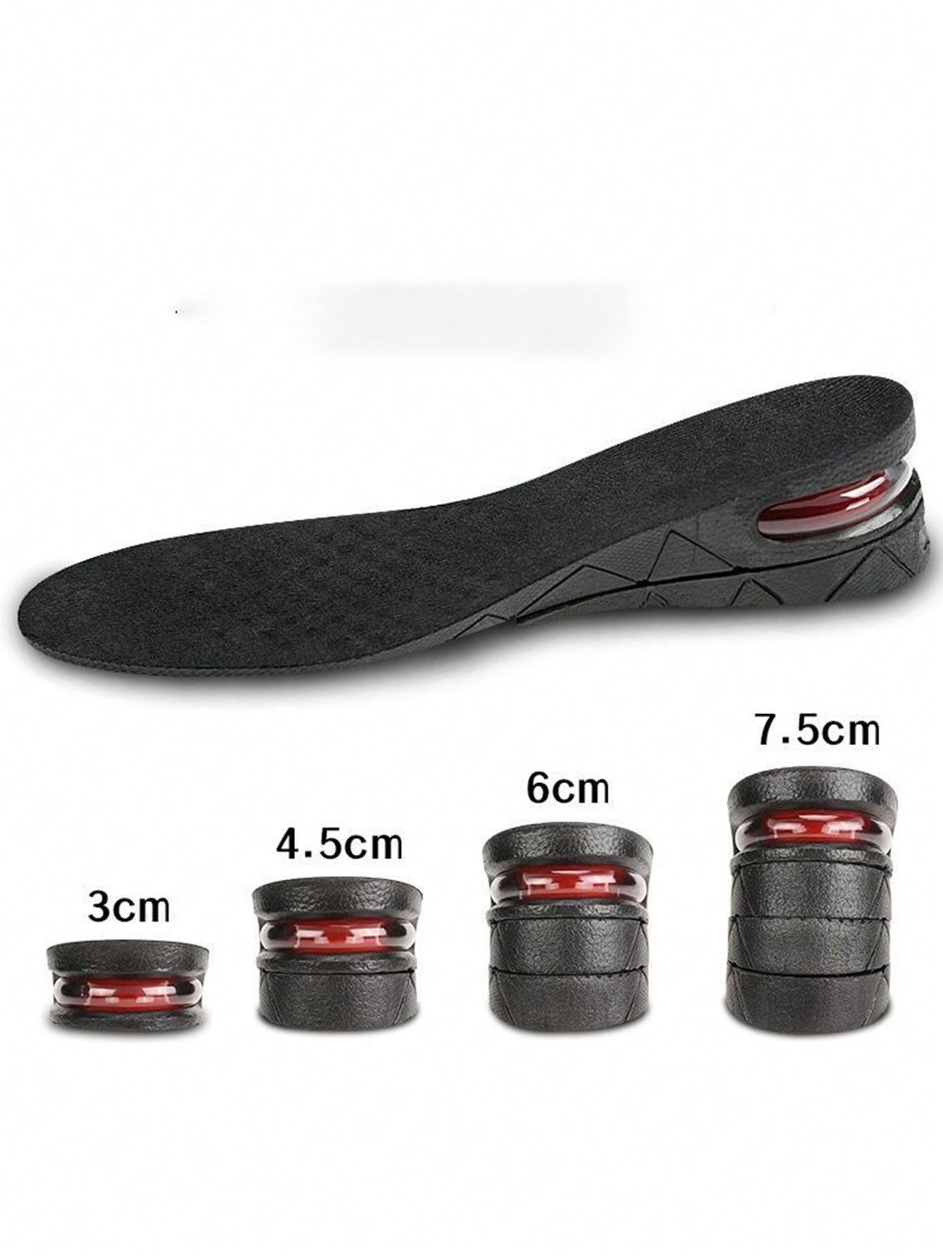 1 Pair Multilayer Inner Height Increase Shoe Insoles, Detachable Shoe ...