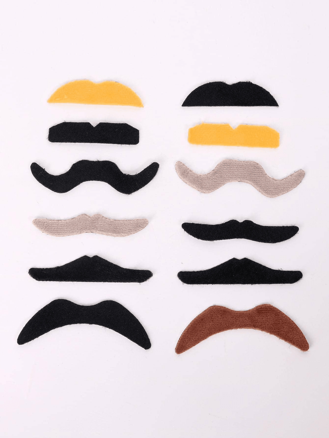 12pcs Unisex Colorful Fake Mustache Stickers, Suitable For Party ...