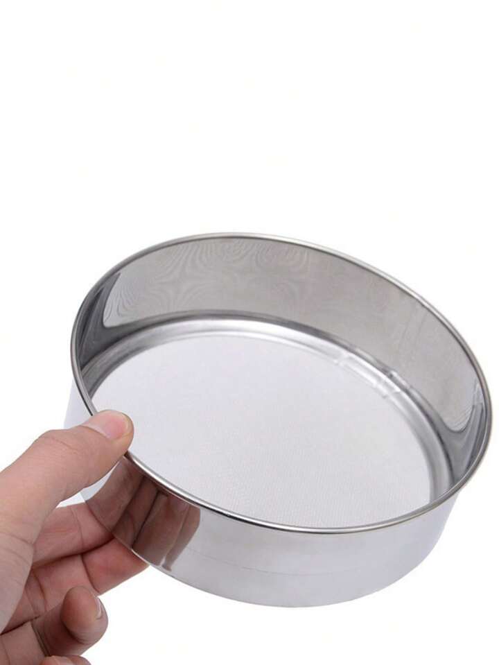 1pc Thickened Stainless Steel Flour Sifter, Kitchen Baking Handheld ...