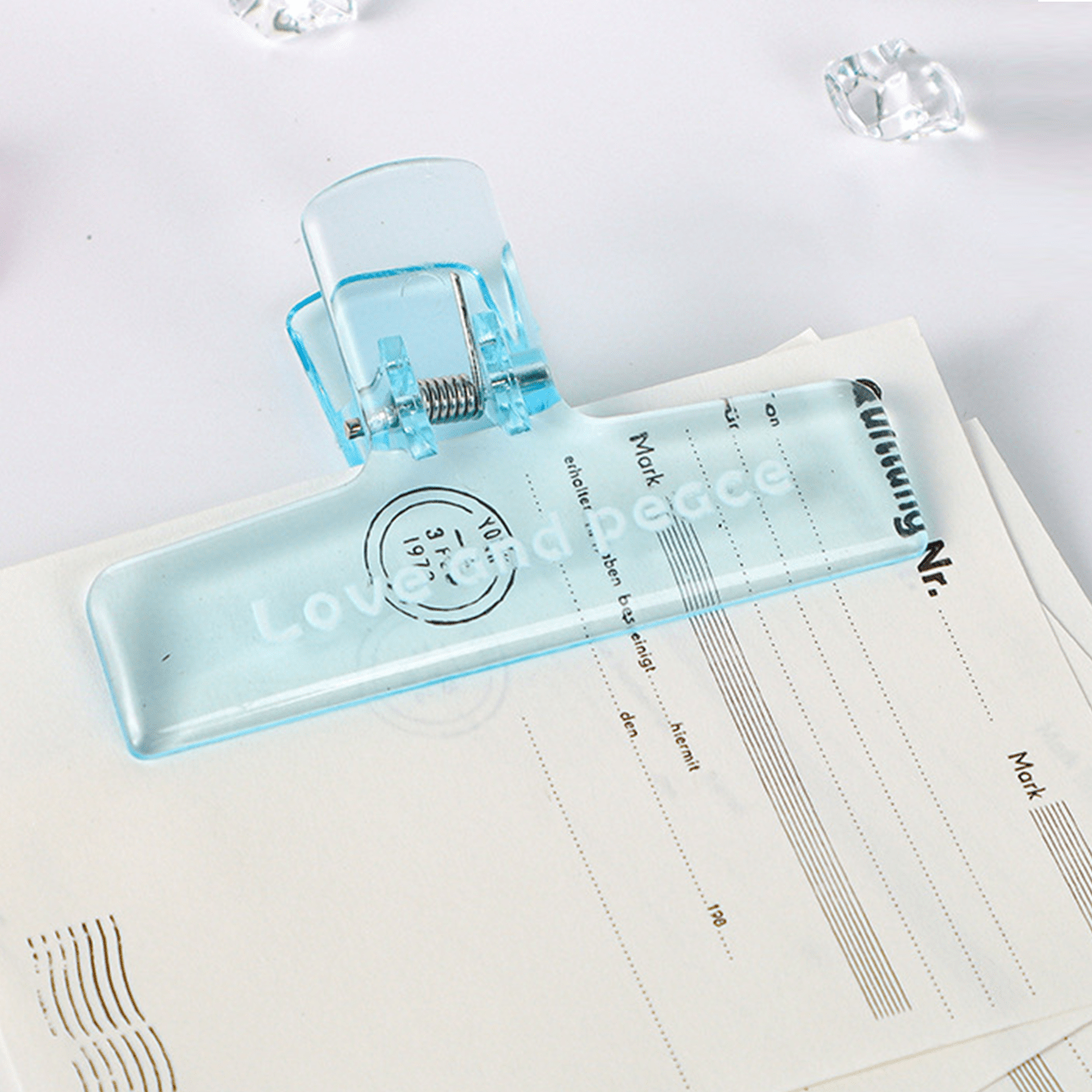 1pc Acrylic Transparent Clipboard For Note, Bill, Document, Examination ...