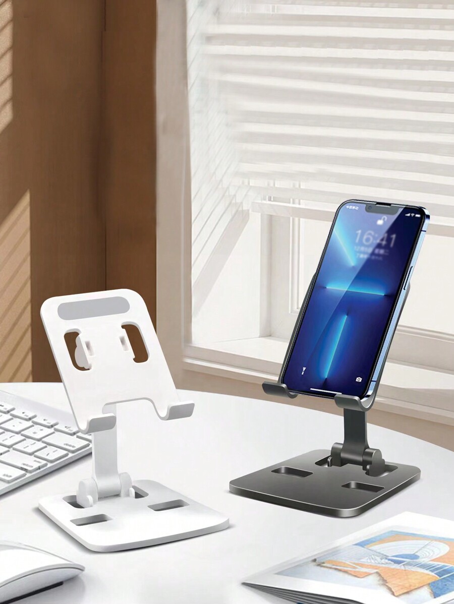 1pc Desktop Phone & Tablet Stand Portable Foldable Phone & Tablet ...