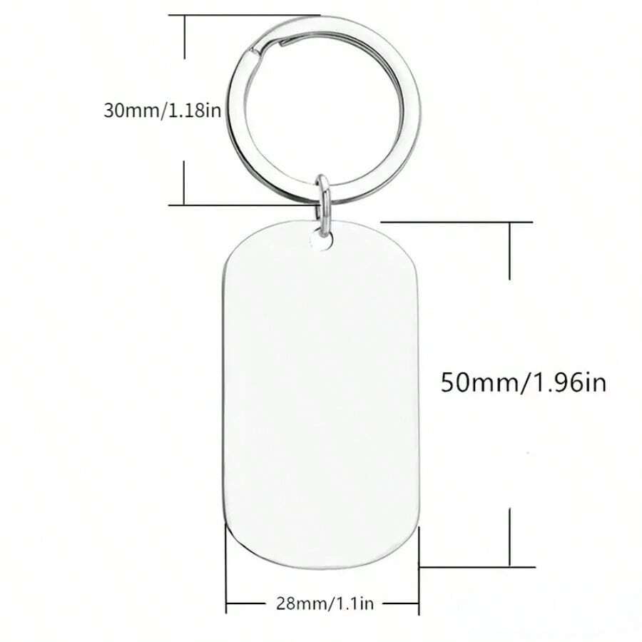 1pc man and woman Appreciation Gift Keychain Metal Key Ring Gift For ...