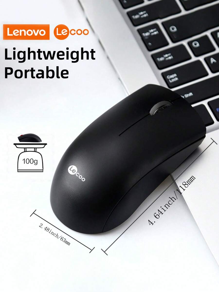 Lenovo Lenovo USB Wired Mouse, 3-Button Corded Mouse with 1000 DPI, Optical Computer Mouse with ...