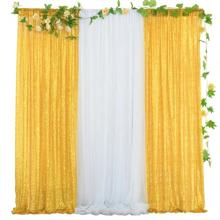 Gold Sequin Backdrop