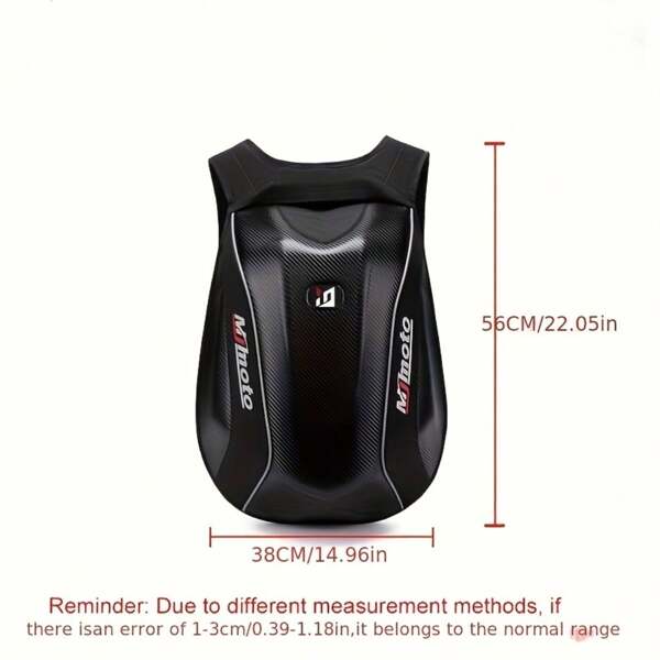 MJMOTO Carbon Fiber Motorcycle Backpack Motocross Helmet Bag Waterproof ...