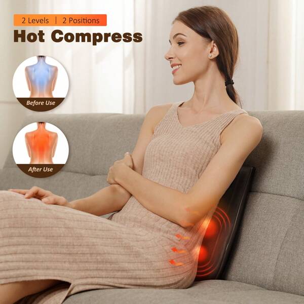 Boriwat Back Massager with Heat, Cordless Massagers for Neck and Back ... Boriwat Back Massager with Heat, Cordless Massagers for Neck and Back ...