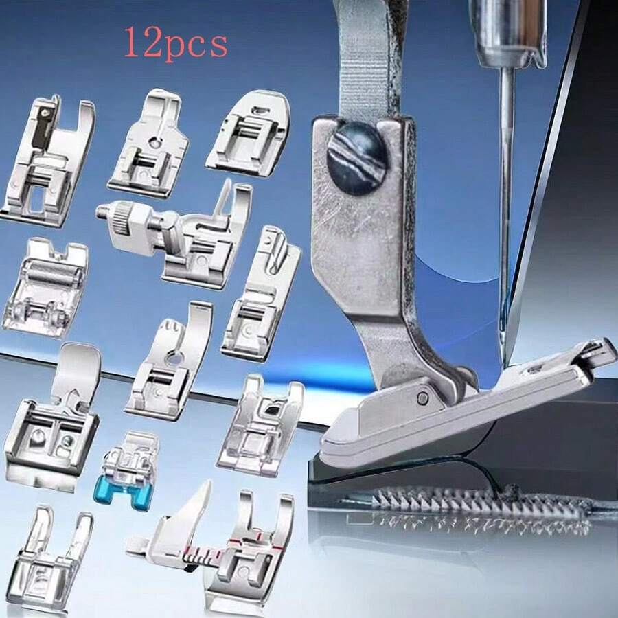 Sewing Machine Presser Foot Set, Multi-functional Low Shank Sewing ...