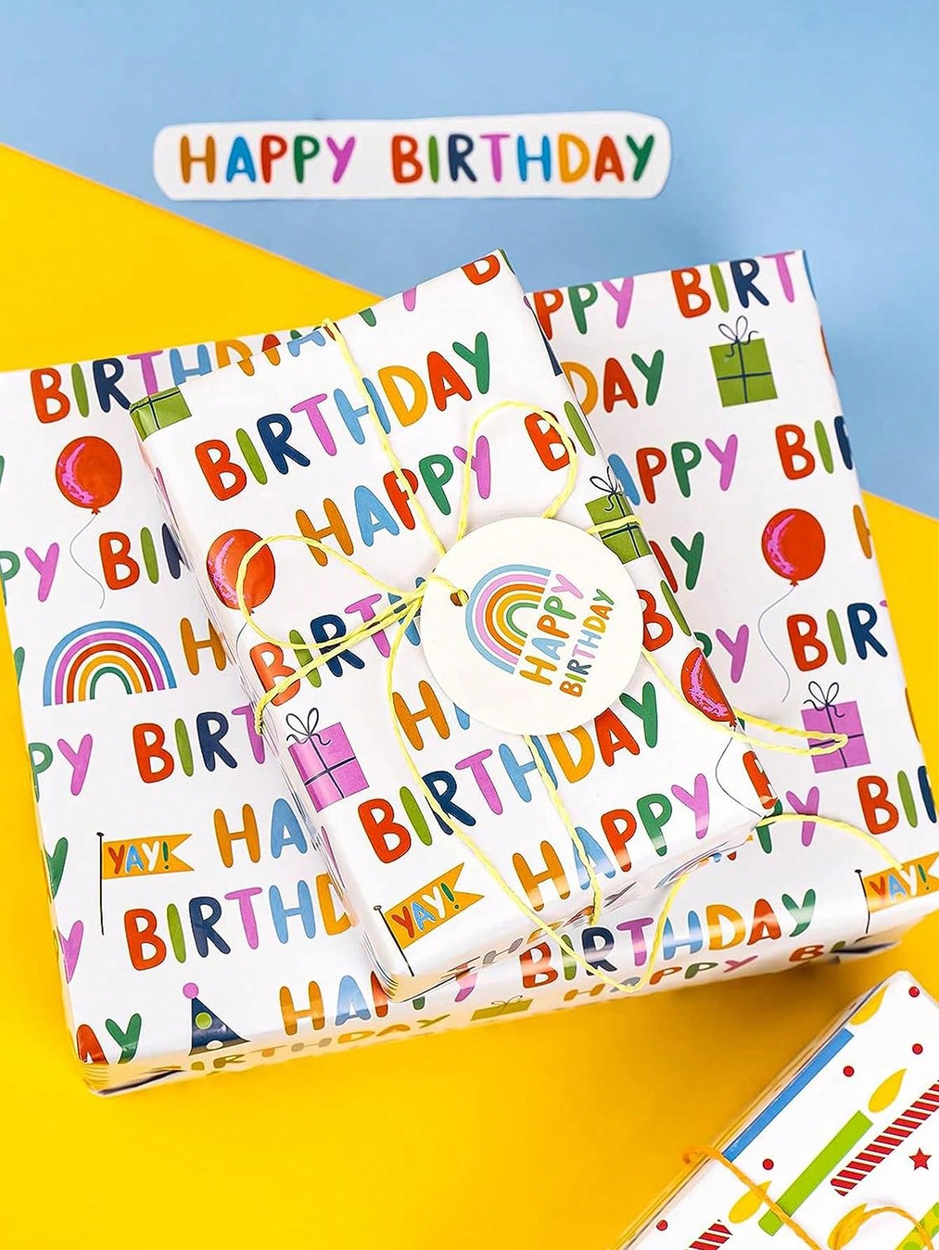 Birthday Wrapping Paper Sheet christmas wrapping paper jumbo rolls ...
