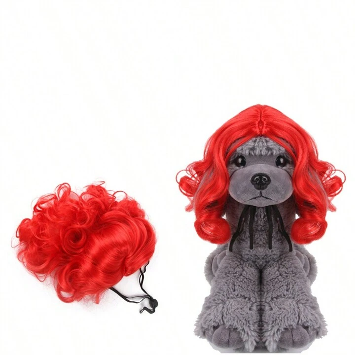 Cats In Red Wig