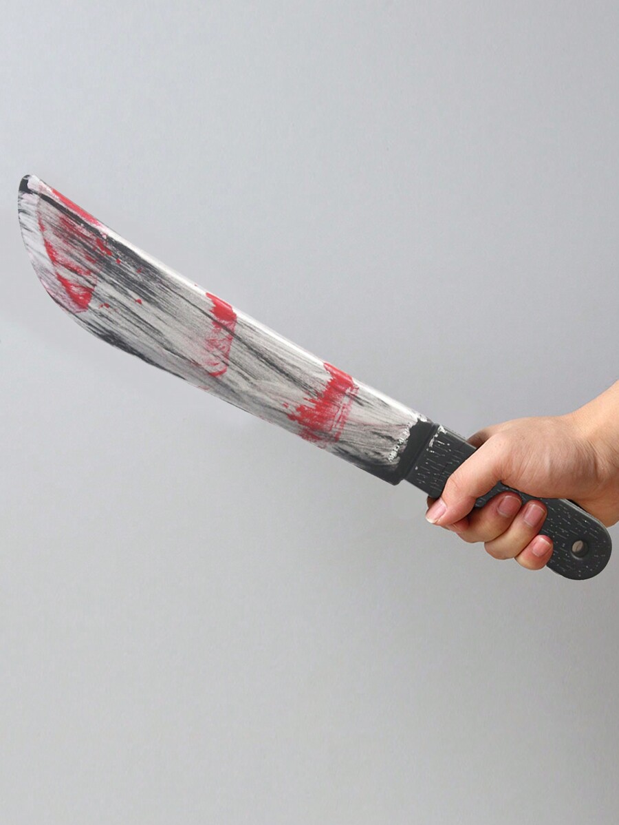 1pc Halloween Bloody Knife, Scary Plastic Toy Fake Knife Prank Tool For ...
