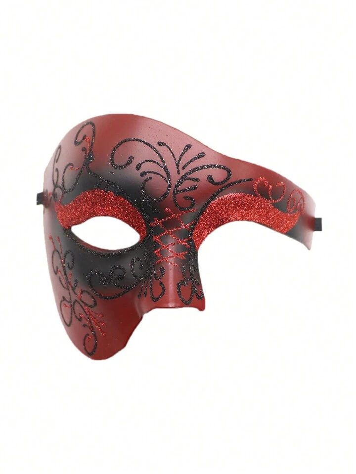 Black And Red Masquerade Masks