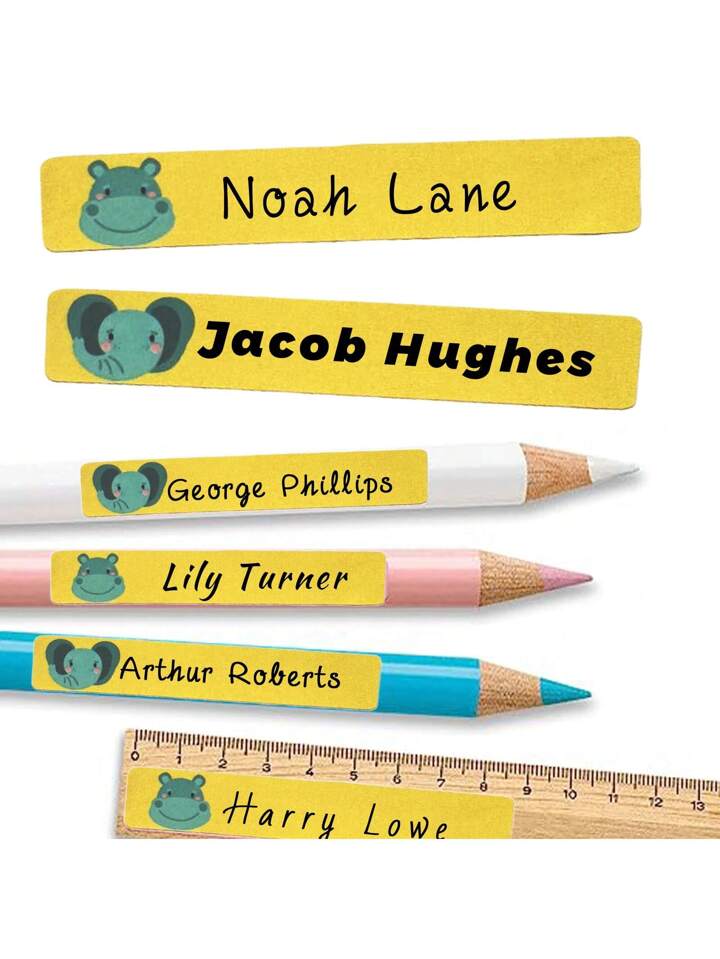 Pencil Name Tags For School