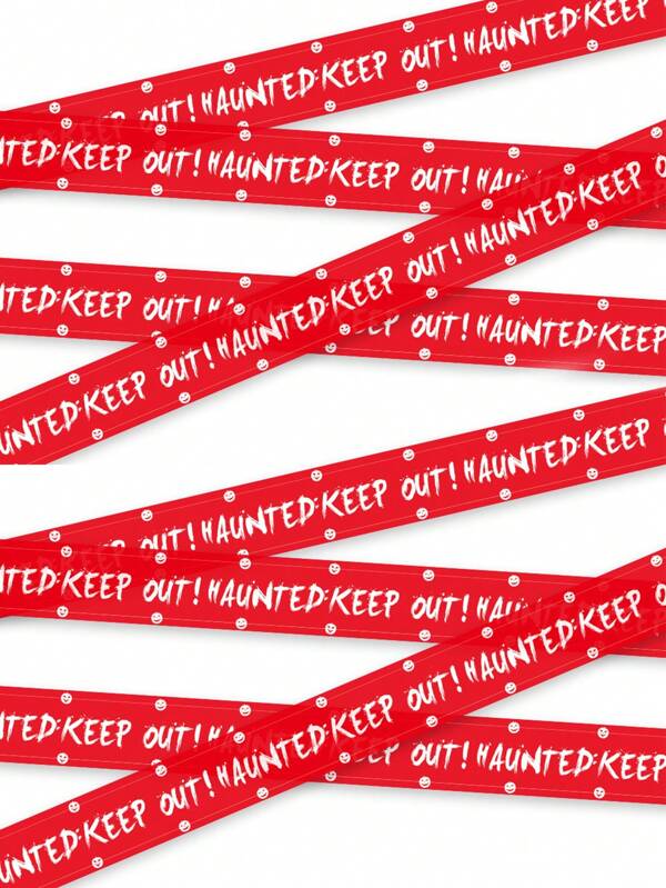 Red Haunter: Keep Out Halloween Party Decoration Caution Tape | SHEIN USA