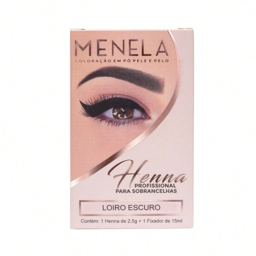 Menela Eyebrow Henna Kit 2.5g Professional With Fixer 15ml | Mode de ...
